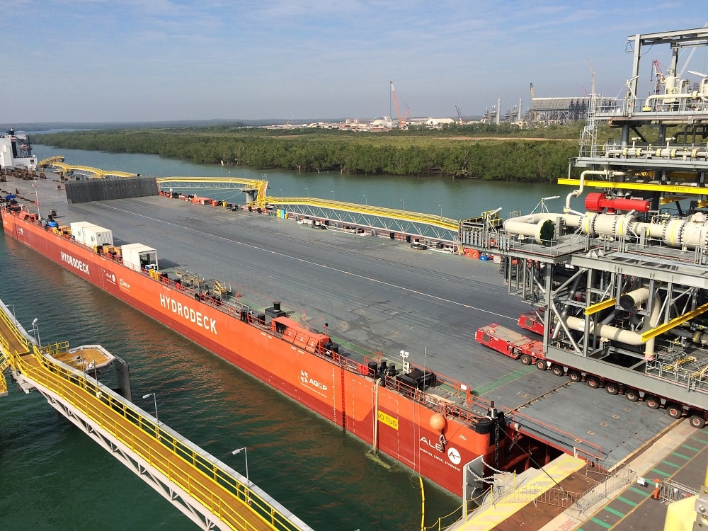 ALE Hydro Deck Completes Ichthys Project Onshore LNG Facitilies ...