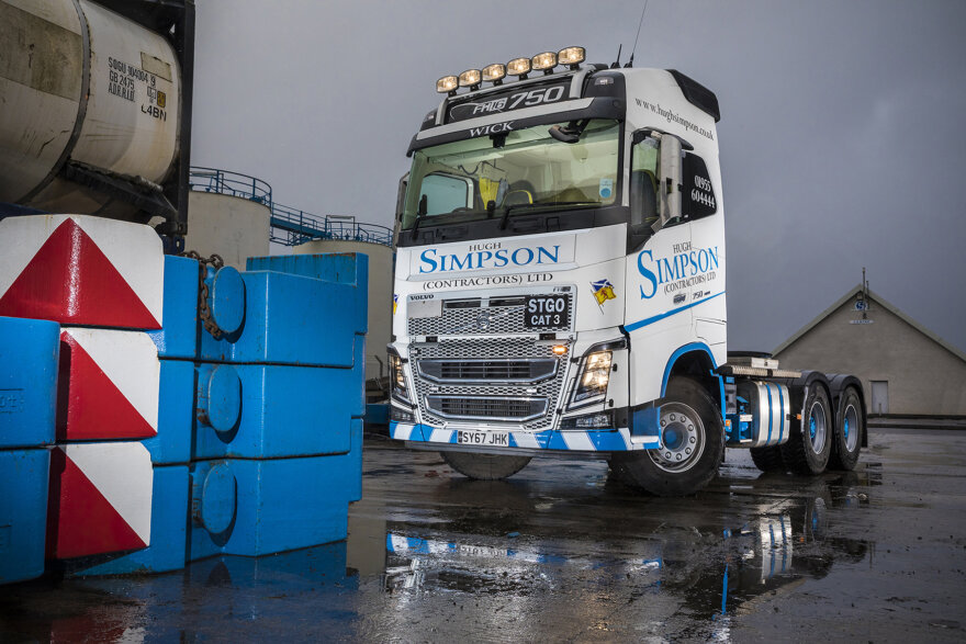Hugh Simpson Contractors Lead the Way with New Volvo FH16-750