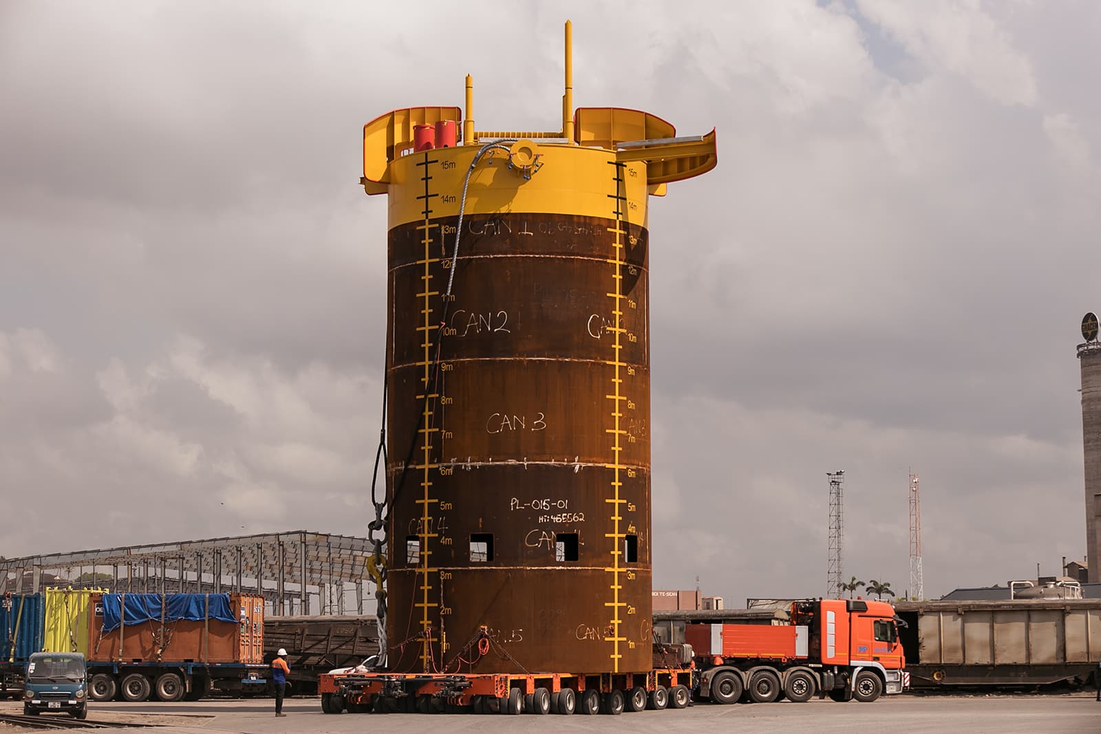 Ghanaian MONPE Masters Suction Pile with Faymonville - HeavyTorque