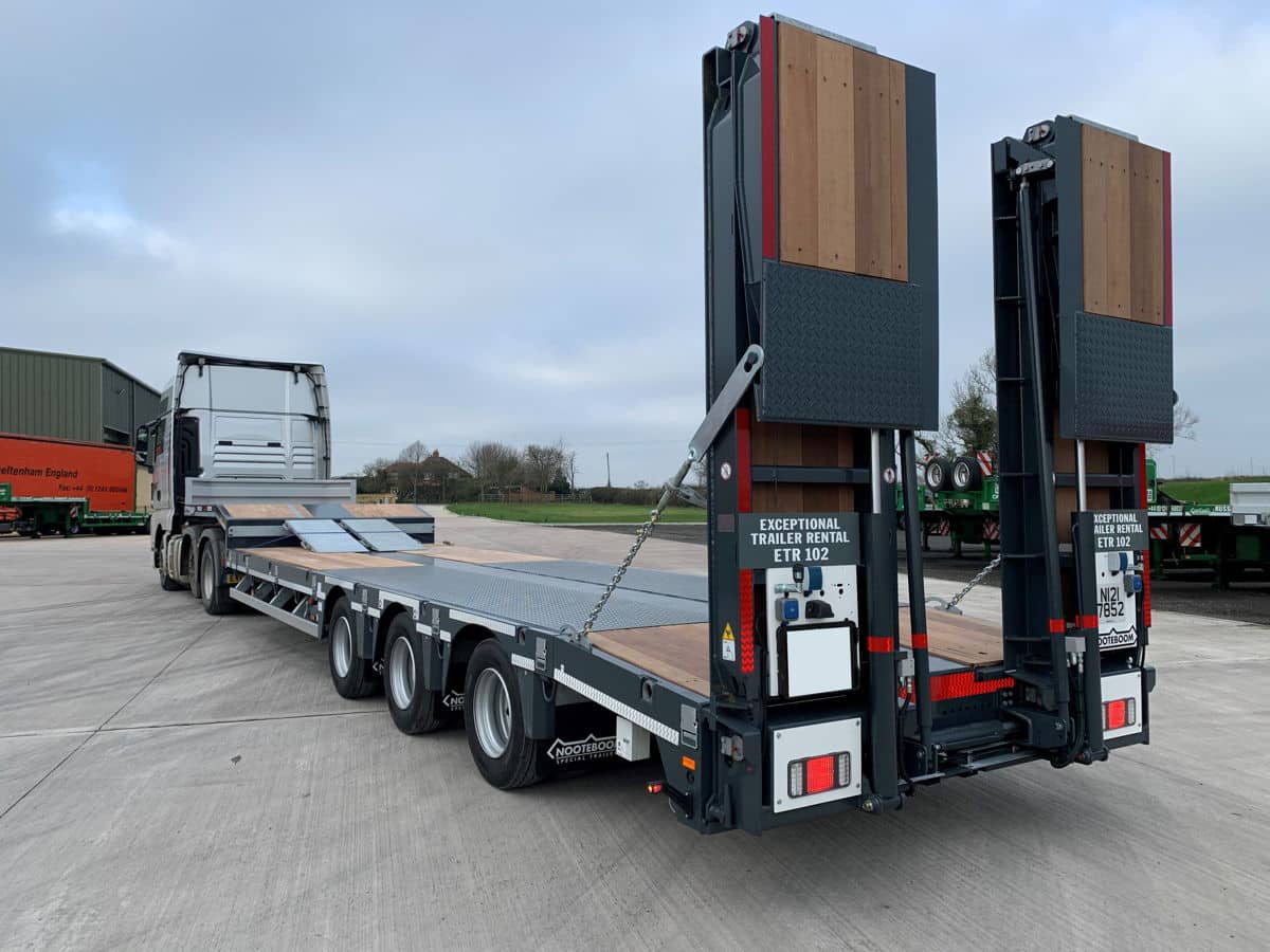 Nooteboom enter exclusive partnership with Exceptional Trailer Rental ...